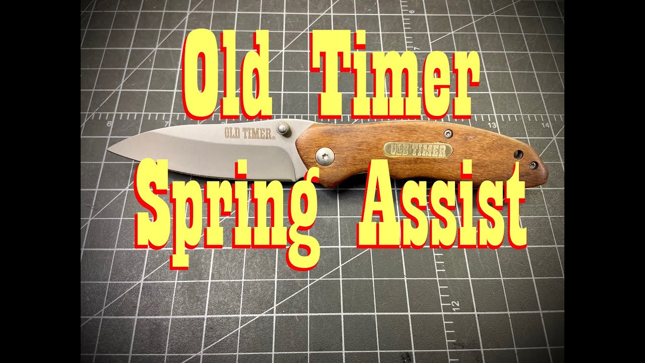 Old Timer OT Rosewood High Carbon Spring Assist - YouTube