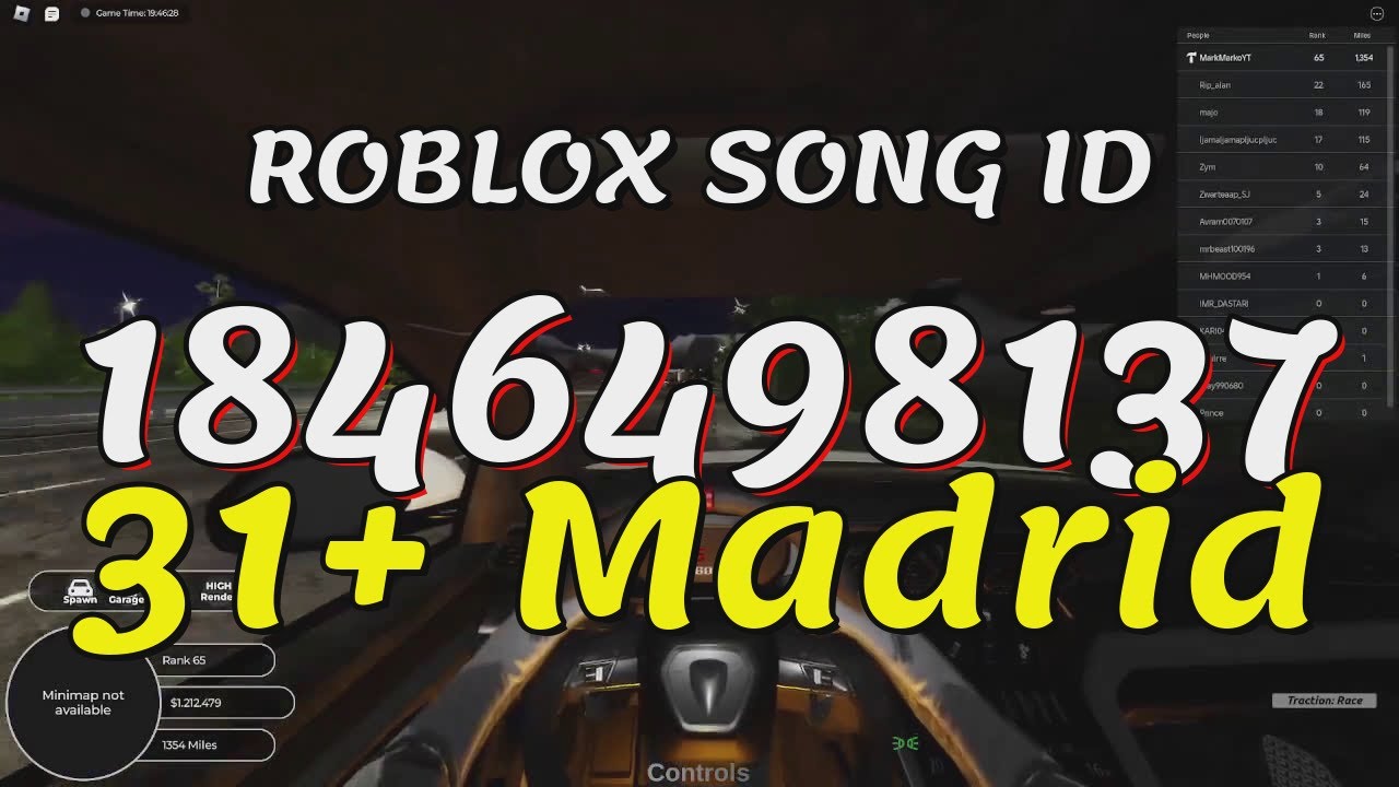 31+ Madrid Roblox Song IDs/Codes - YouTube