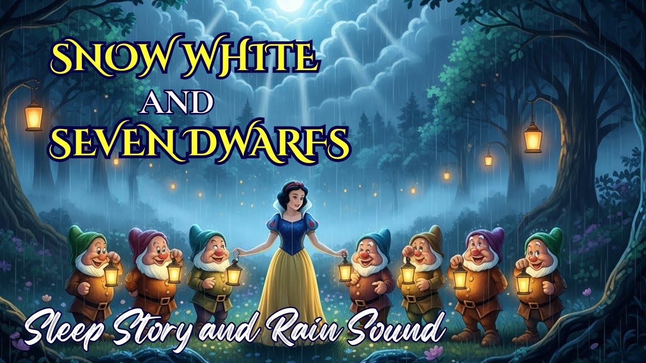 Snow White and the Seven Dwarfs 🌧️ Cozy Rain Story | Sleepy Fairytale ...
