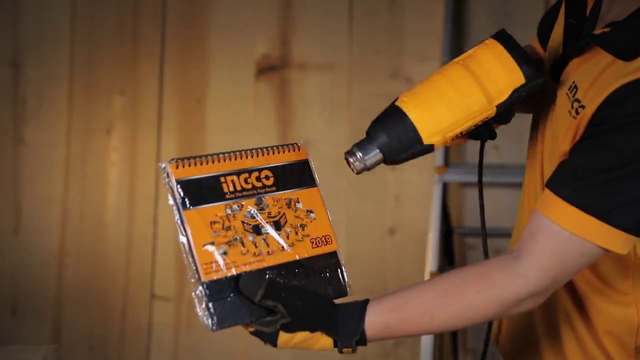 Ingco 3 Stages Heat Gun 2000W HG200028 - YouTube