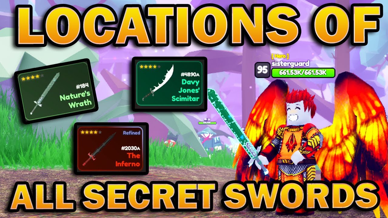 Locations of All Secret Swords and How to Get Them in Loot Quest - YouTube