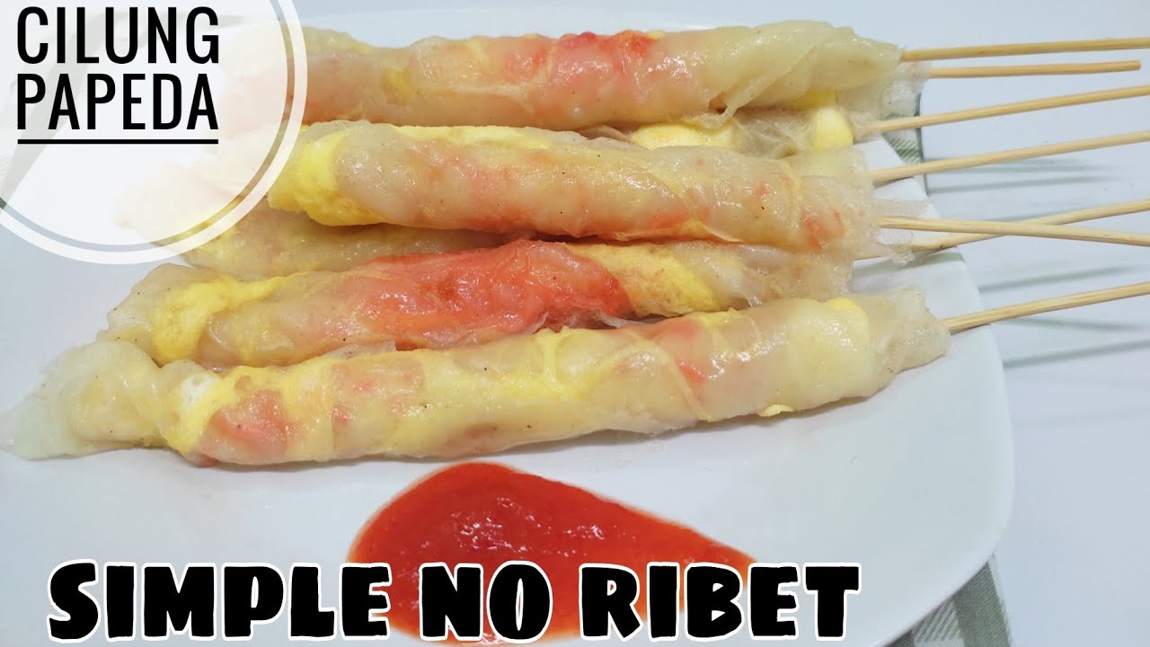RESEP PAPEDA TELUR GULUNG SIMPLE GA PAKE RIBET - YouTube