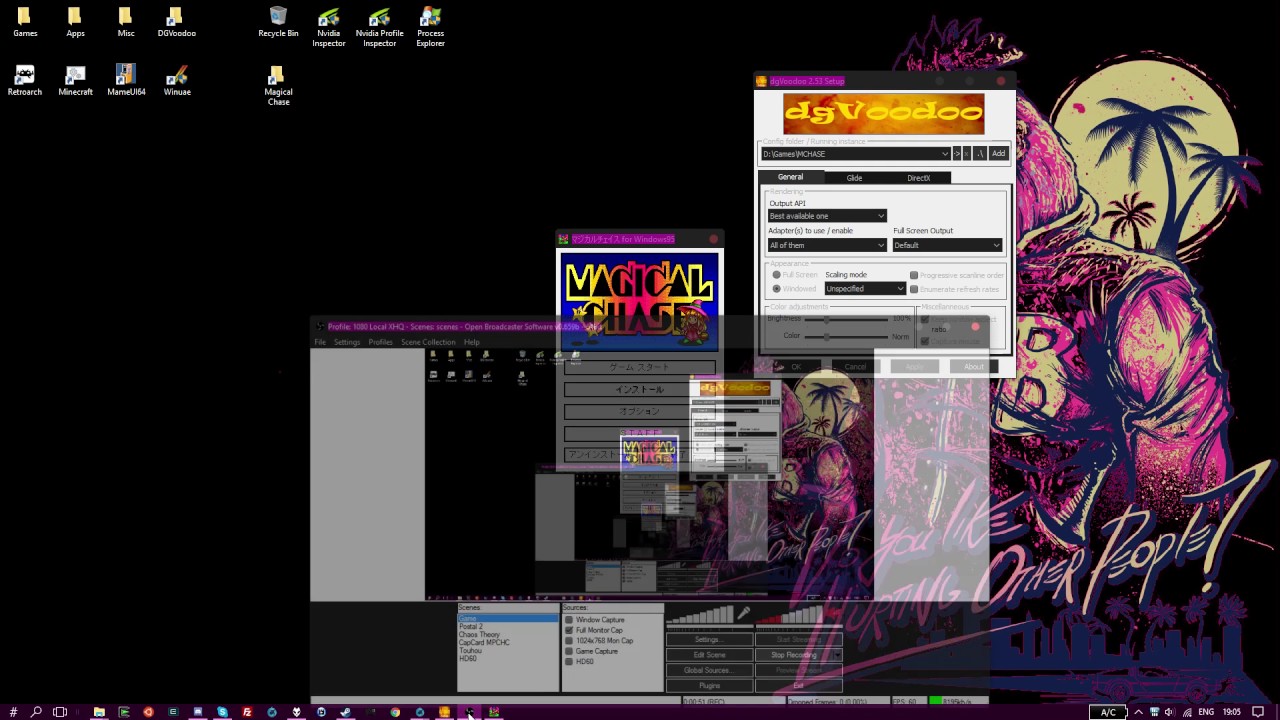 Magical Chase Test with DGVoodoo 2.53 - YouTube
