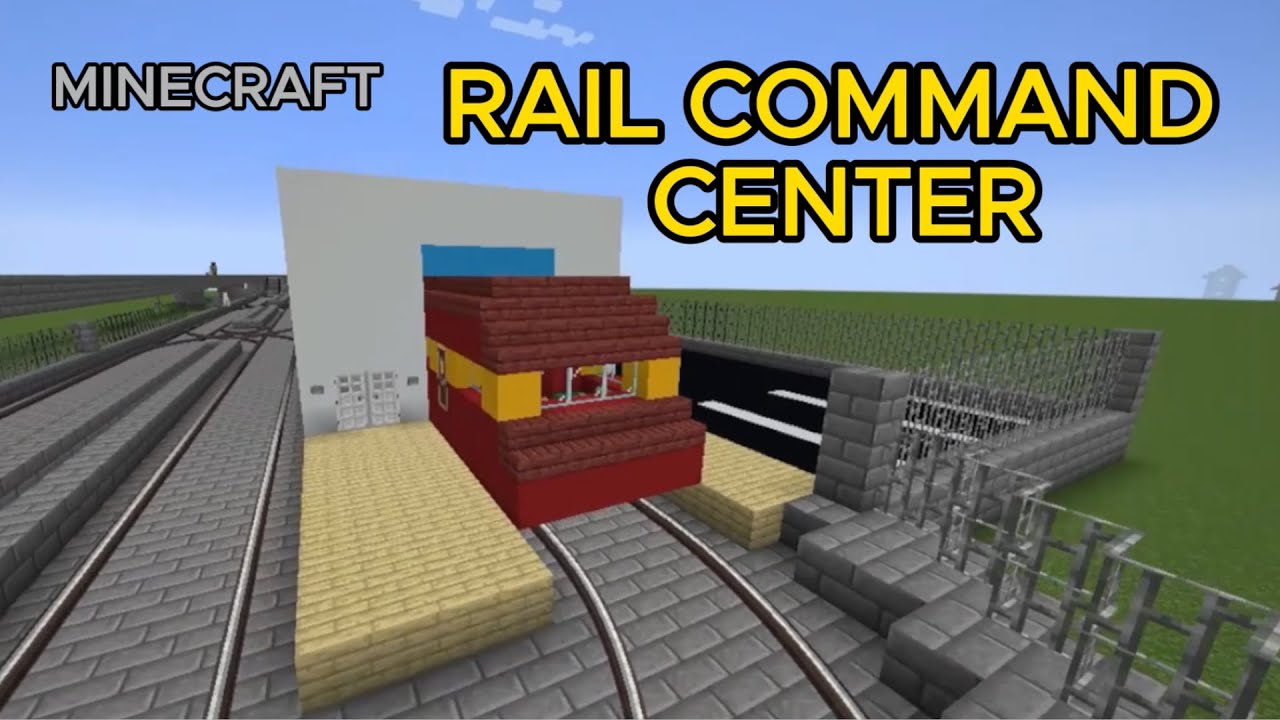 Minecraft 1.20.1: RAIL COMMAND CENTER - YouTube