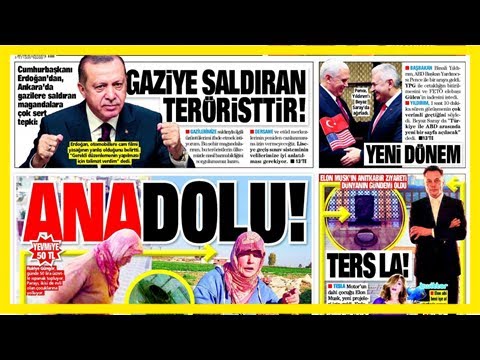 Takvim gazetesi, günlük gazete manşetleri