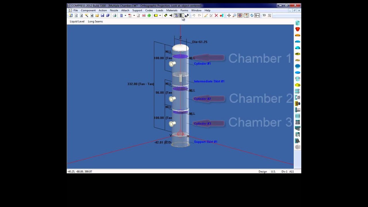Design Multi-Chamber Vessels in COMPRESS - YouTube