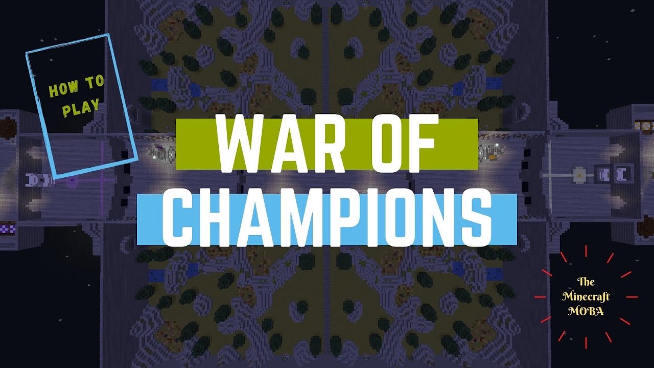 How to Play War of Champions | Vanilla Minecraft MOBA Tutorial - YouTube
