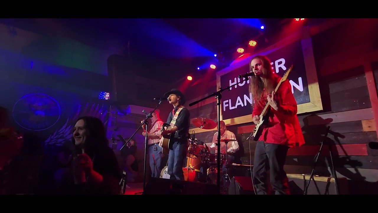 Hunter Flanagan Gimme three steps cover Live at dirty boots - YouTube