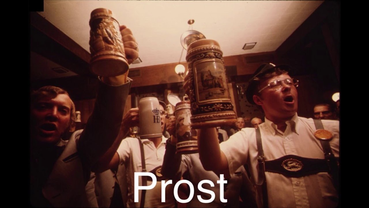 Ein Prost German Biergarten song - YouTube