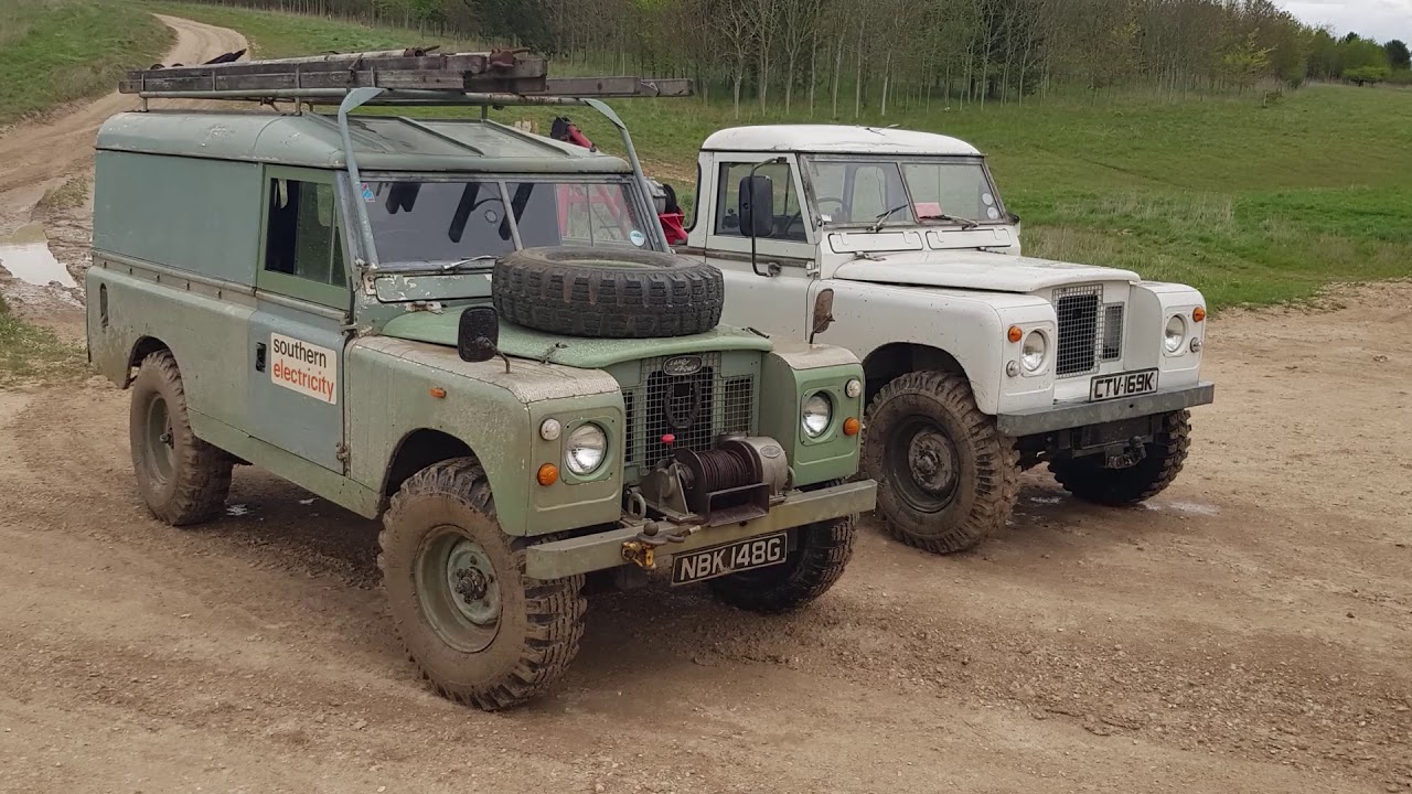 1-Ton Land Rovers on Salisbury Plain, April 2019 - YouTube