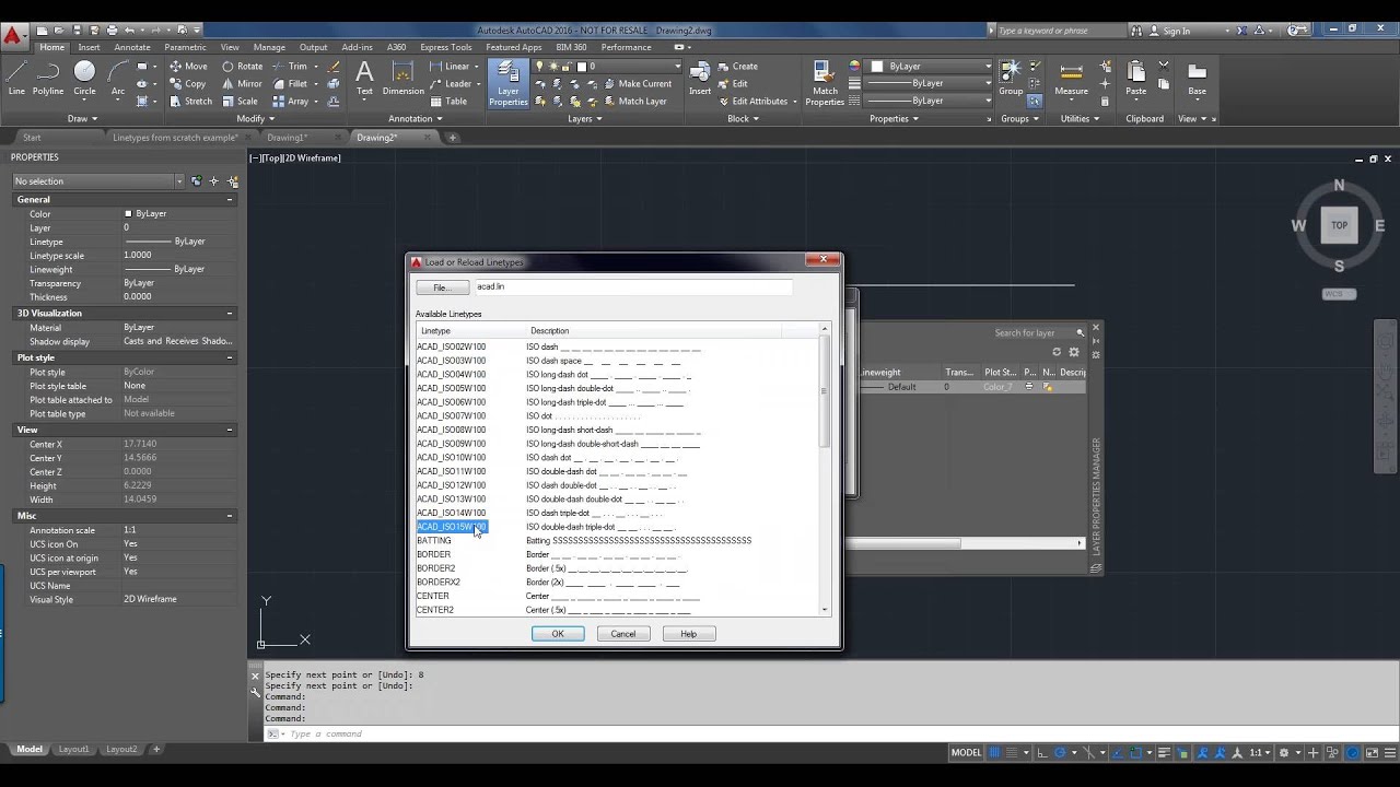 Beyond the Basics: Working with Linetypes in AutoCAD 2016 - YouTube