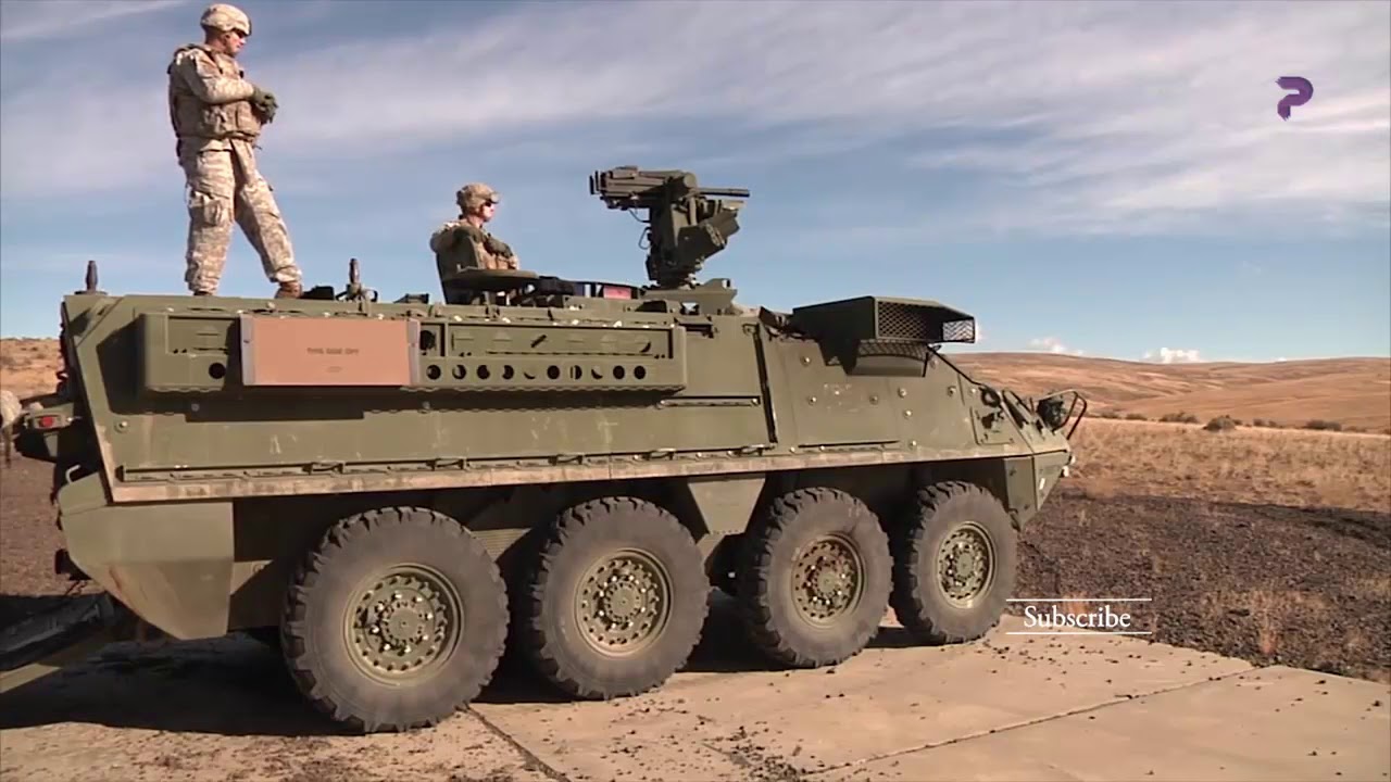 AWESOME M1128 & M1126 STRYKER IN ACTION | P WAR - YouTube
