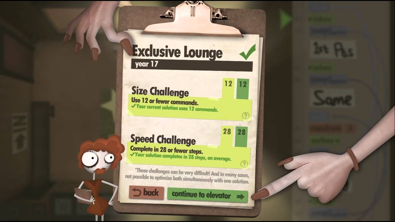 [Gameplay] Human Resource Machine (Exclusive lounge - Year 17 with ...