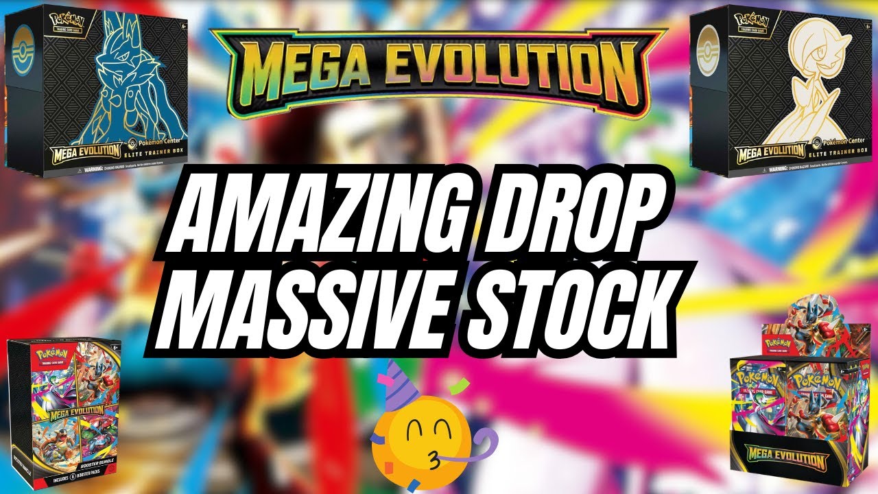 AMAZING DROP! Pokémon Center Mega Evolution Pre-Order Drop Was a ...