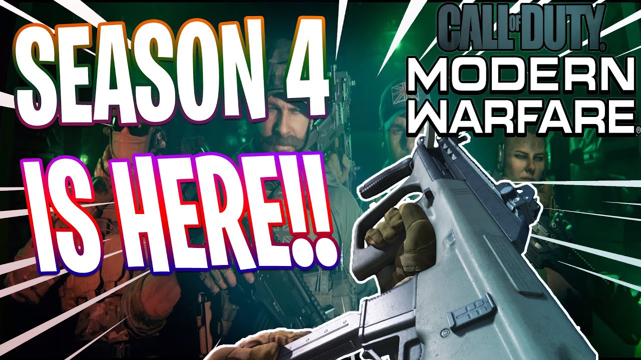 SEASON 4 IS HEREEEE! - CALL OF DUTY MODERN WARFARE - YouTube