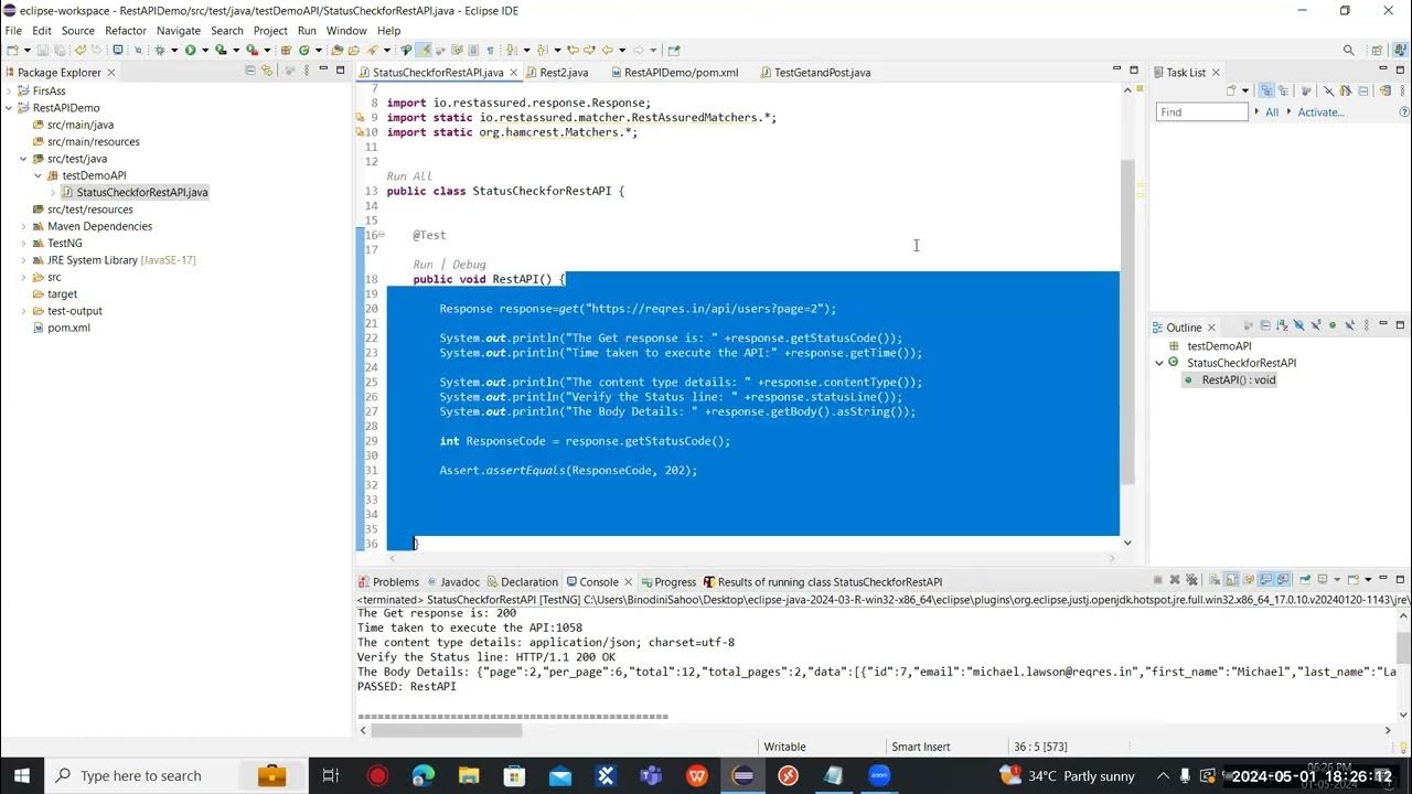 Rest Assured API Testing using Gherkin keywords - YouTube