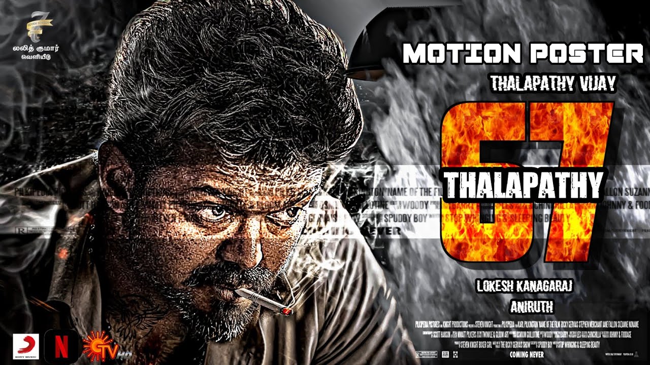 Thalapathy 67 Motion Poster Video | Thalapathy Vijay | Trisha | Lokesh ...