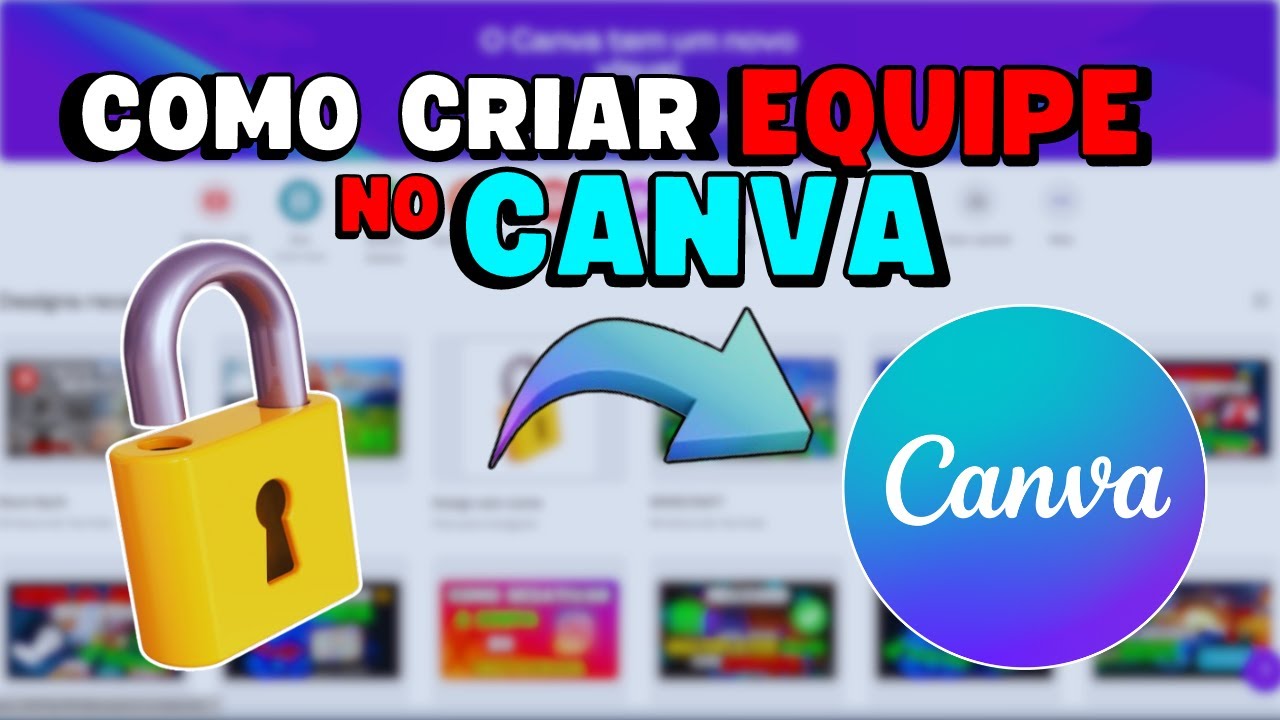 COMO CRIAR uma EQUIPE no CANVA (PC e CELULAR) 👑 ️ - YouTube