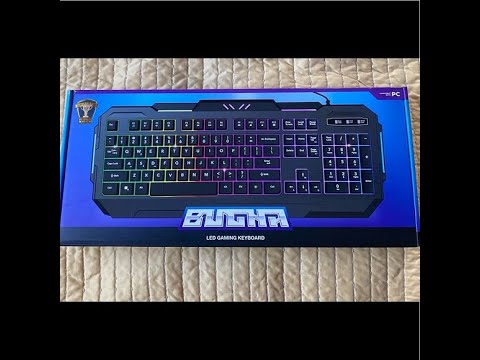 Uboxing bugha gaming keyboard - YouTube