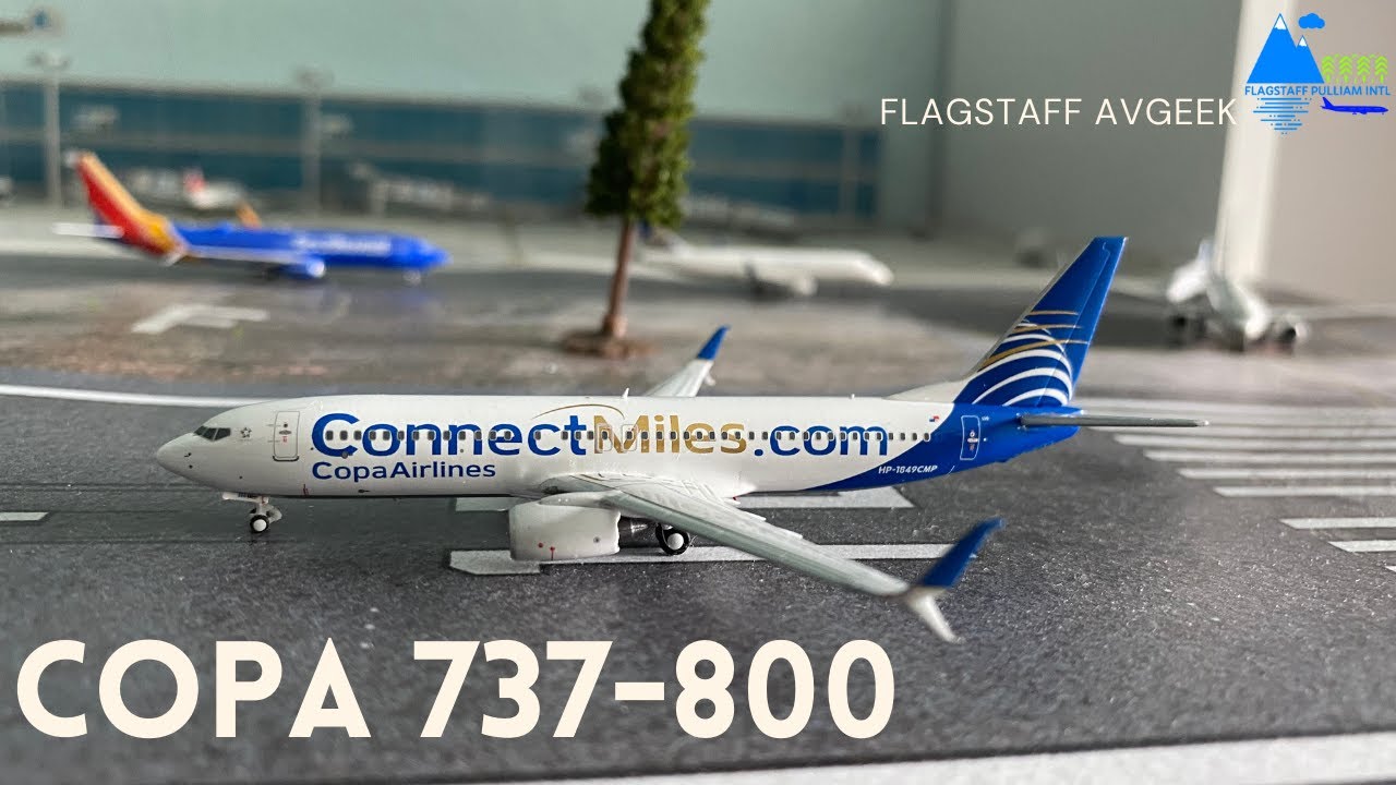 El Aviador Models Copa Airlines 737-800 1:400 Scale Unboxing & Review ...