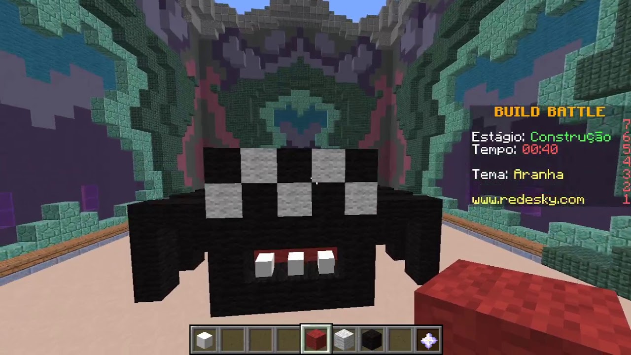 MINECRAFT BUILDBATTLE ARANHA!!! - YouTube