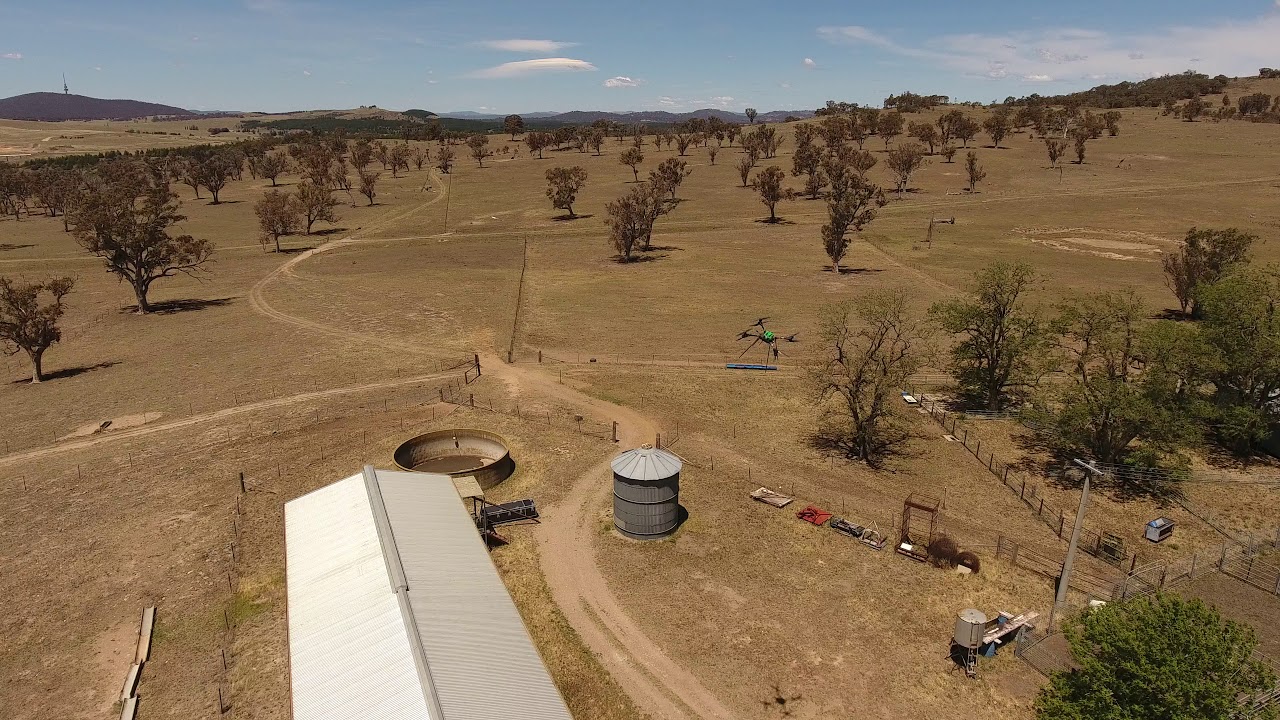 Freespace Operations - Callisto 50 dynamic flight demo (aerial view ...