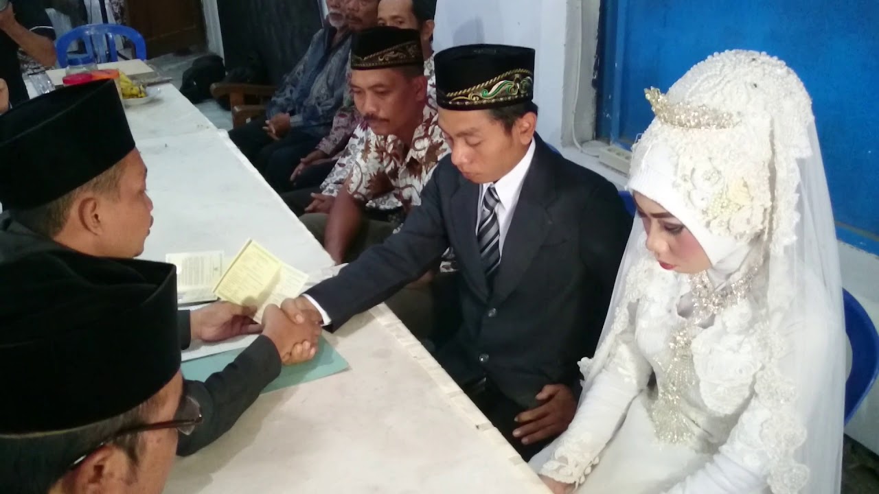 Asli Contoh Akad Nikah Bahasa Arab - YouTube
