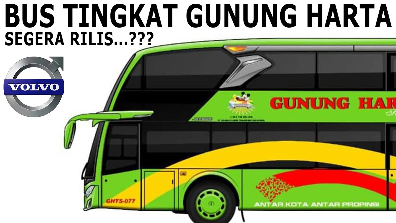 VIRAL...!!! BUS TINGKAT GUNUNG HARTA PERTAMA BIKIN HEBOH - YouTube