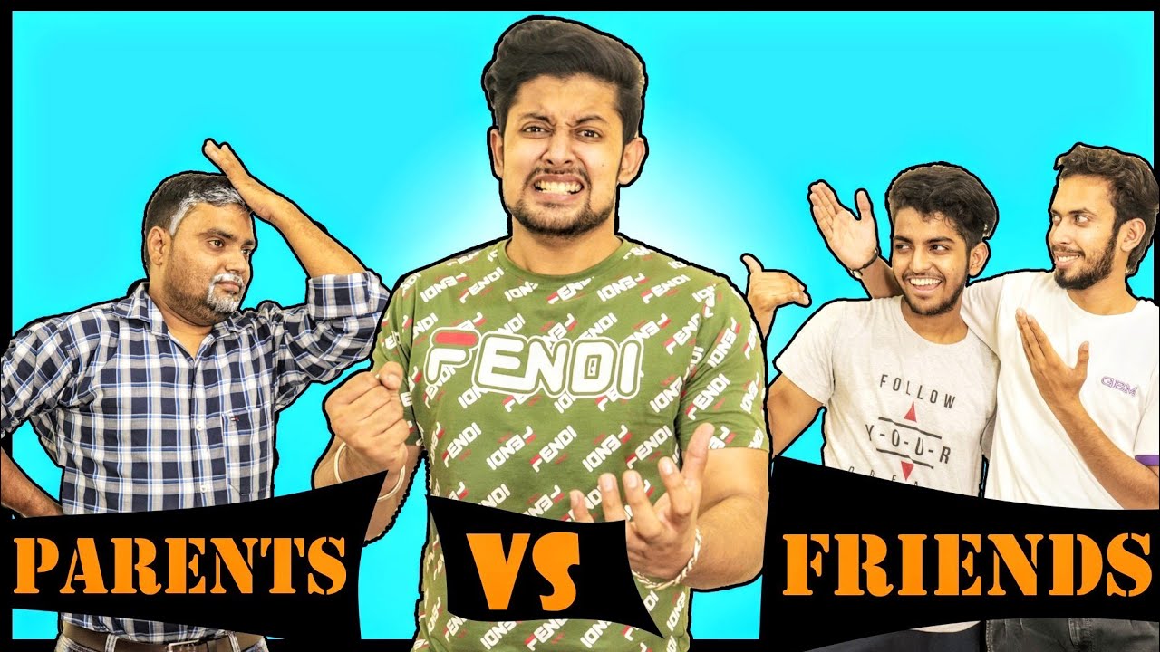 Parents vs Friends😂🔥||Funny video 2020||The Himanshu Bhandari - YouTube