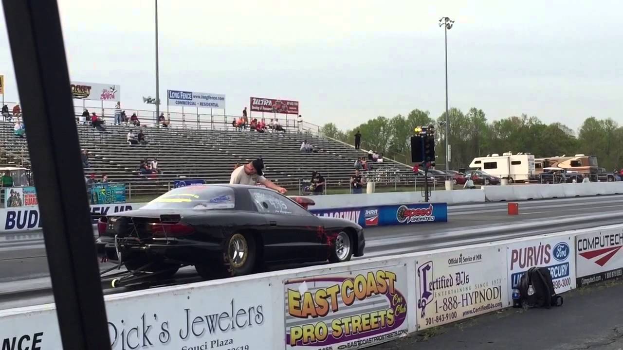 Jim Mumpower MIR racetrack 4/18/15 drag races - YouTube