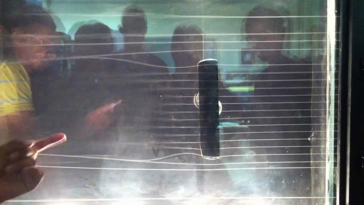 Finite Wing In Smoke Tunnel - YouTube