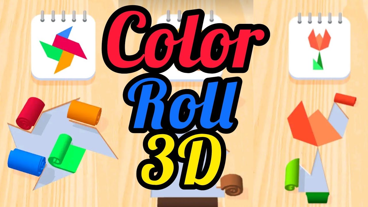 Color Roll 3D Level 1 - 50 - YouTube