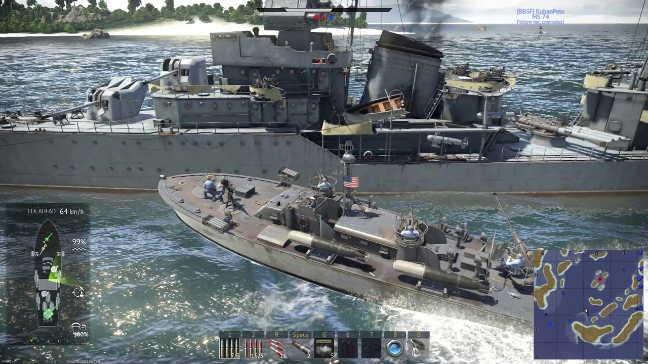War Thunder - Short video : Soldati Class Destroyer, Elco PT-565 (Naval ...