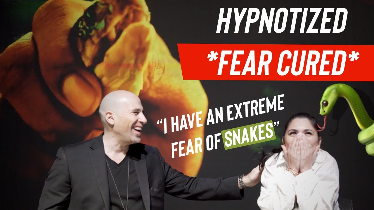 Watch as I cure an Extreme Fear of Snakes with Hypnotherapy! - YouTube