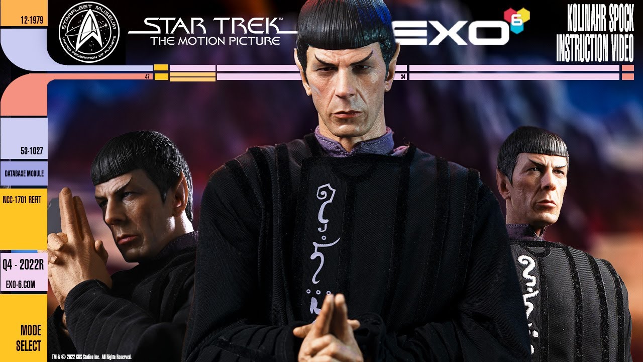 Instruction Video: TMP Kolinahr SPOCK - EXO-01-064 - YouTube