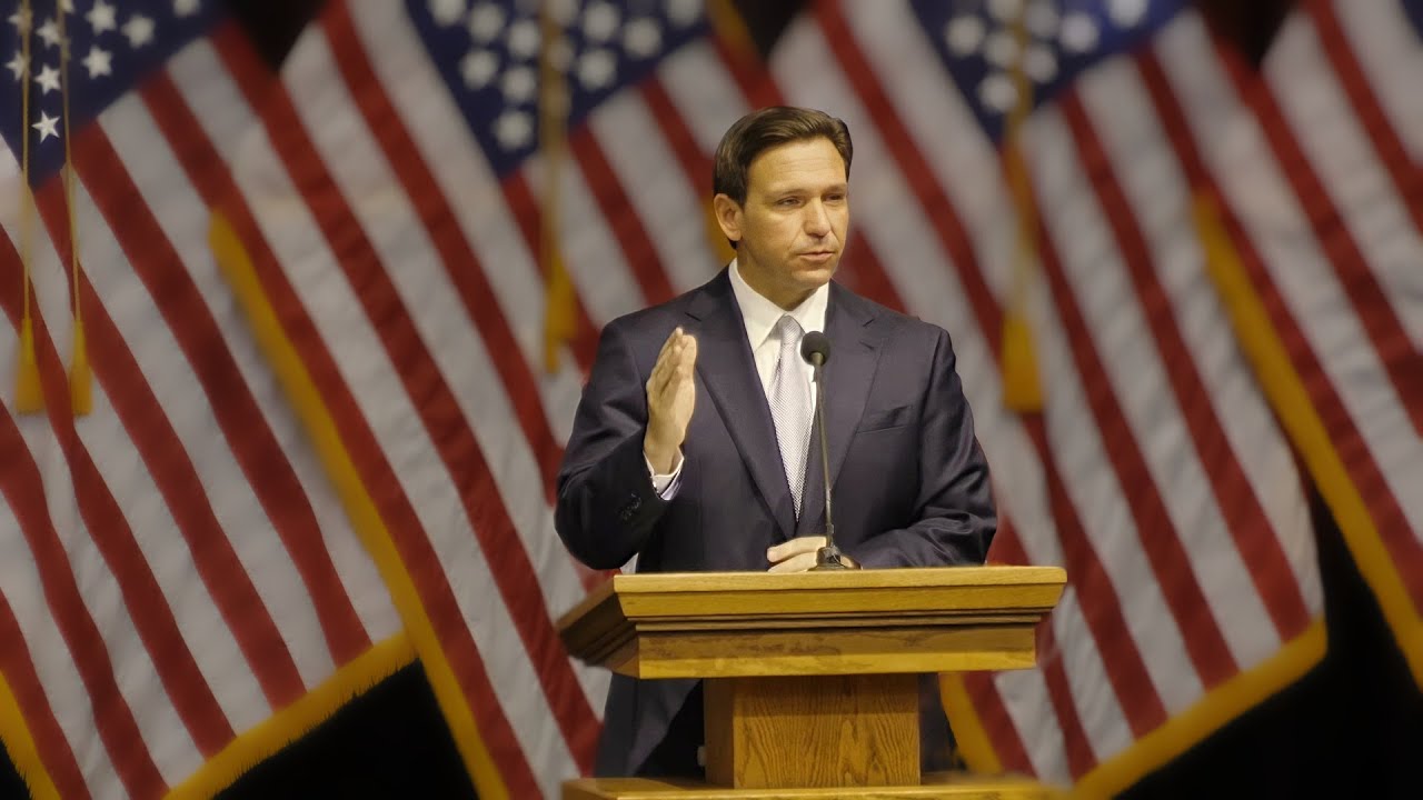 Ron DeSantis speech at Utah Republican Convention 2023 - YouTube