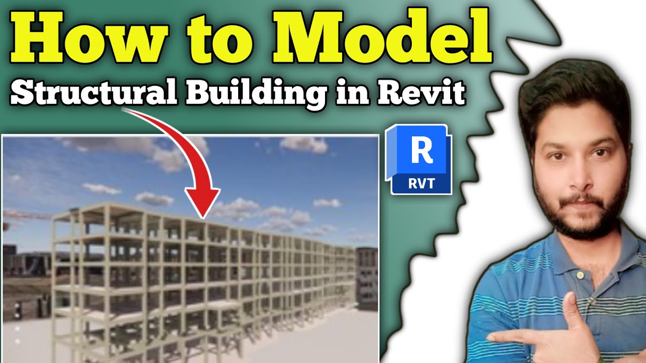 How to Model Structural building in Revit | 15 Stories | tutorial urdu ...