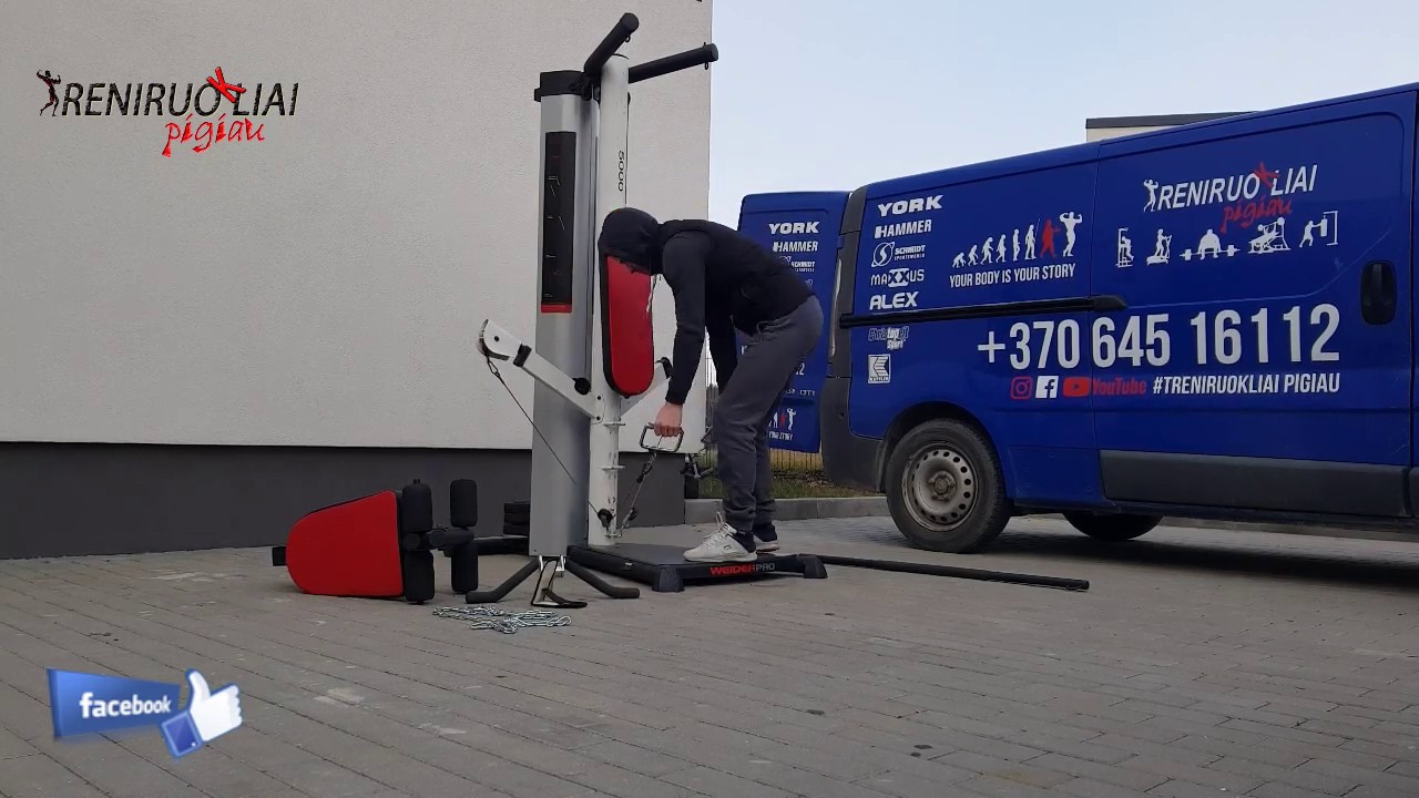 Weider Pro 5000 FitnessStation . daugiafunkcinis treniruoklis - YouTube