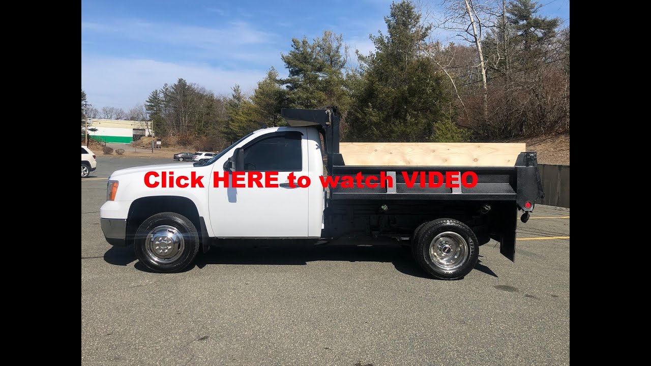 2008 GMC 3500HD Dump Truck 4x4 6.6L Duramax Diesel 37K Miles - YouTube