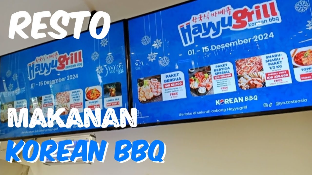Mantap... Kulineran Hayyu Grill Makanan ala Korea BBQ. (Majalengka ...