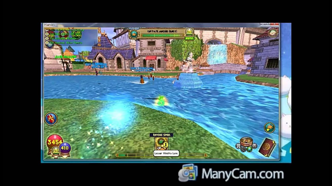 Wizard101 Fishing teaching - YouTube