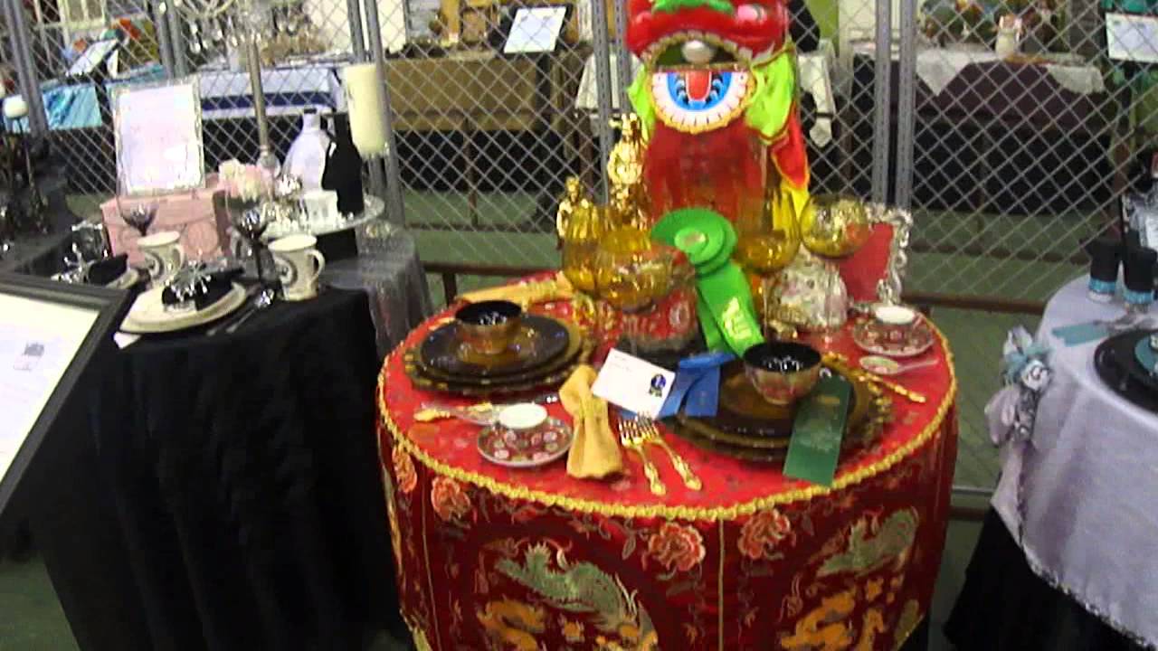 Table Dressing. The award winning table for OC Fair 2013 - YouTube