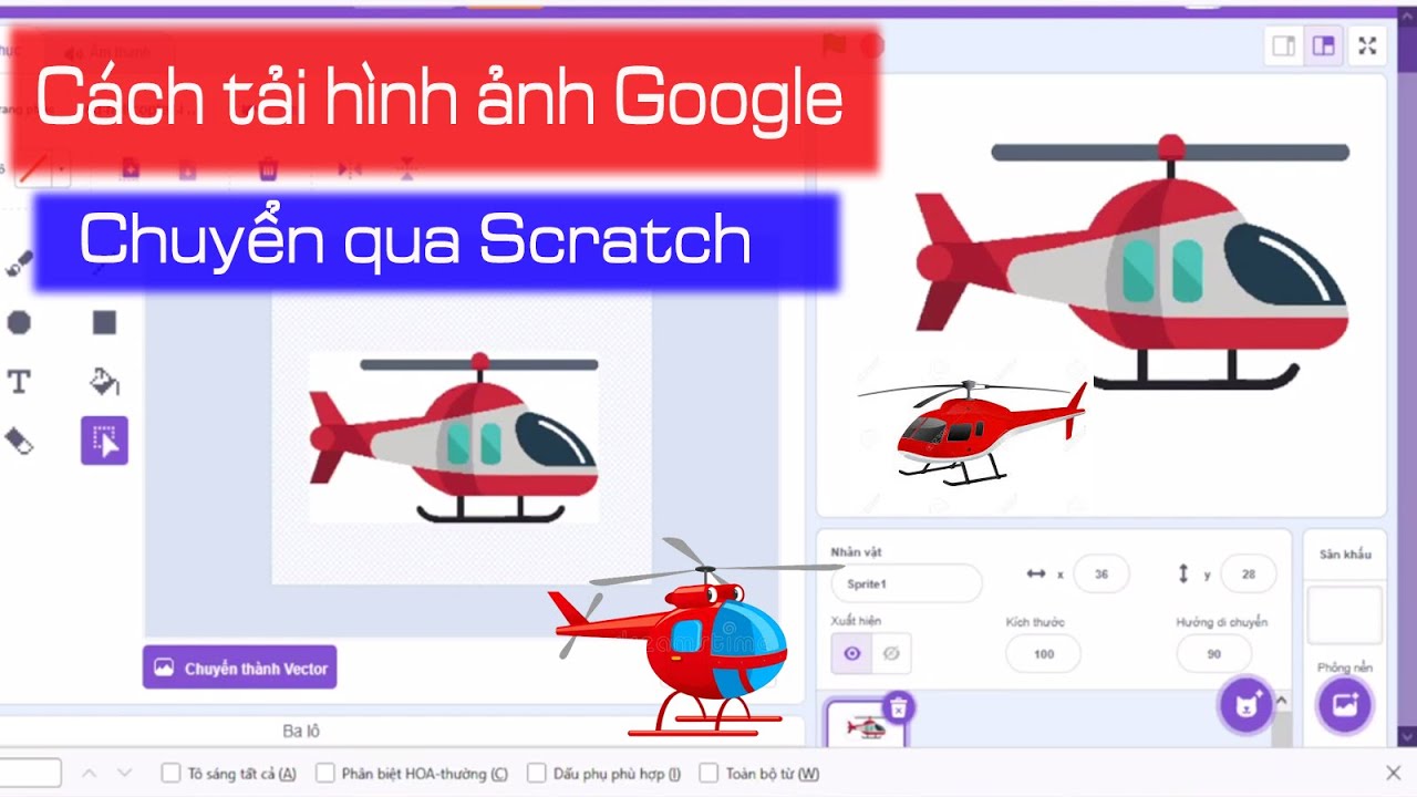 Cách tải hình ảnh về sử dụng cho Scratch | Lập trình trẻ em Scratch ...