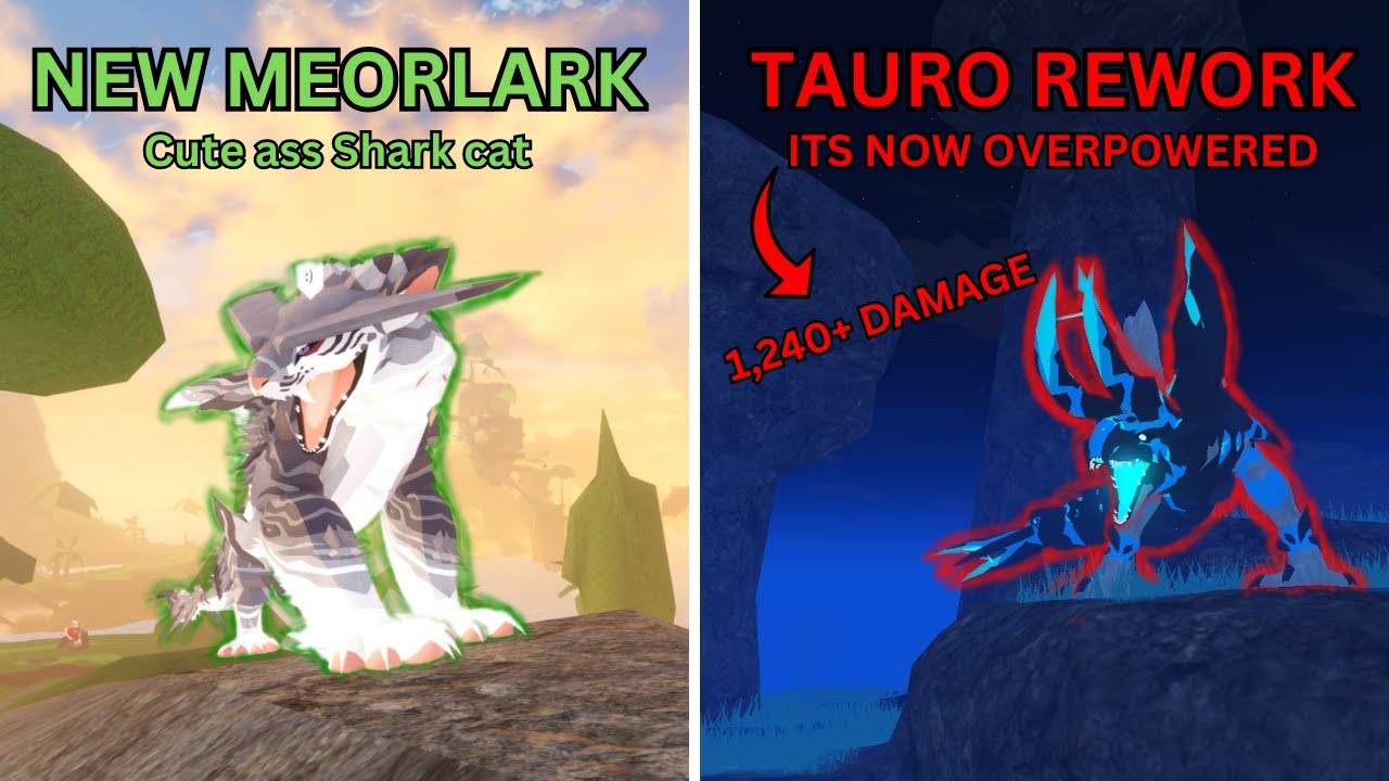 KOSing as a Taurolystris *REWORK* and Meorlark! Creatures of sonaria ...
