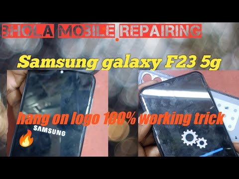 Samsung galaxy F23 5g hang on logo problem fixed to service PCB board ...
