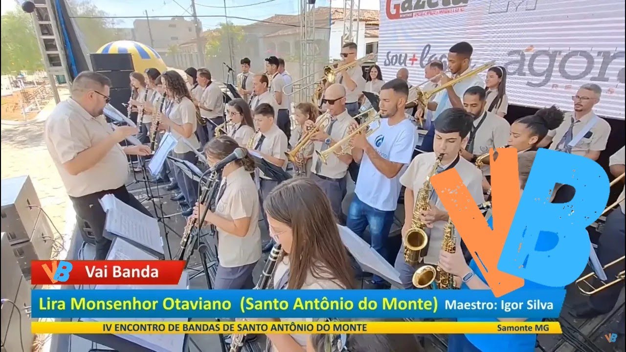 Parte 25/34 - IV Encontro de Bandas de Samonte/MG - Lira Monsenhor ...