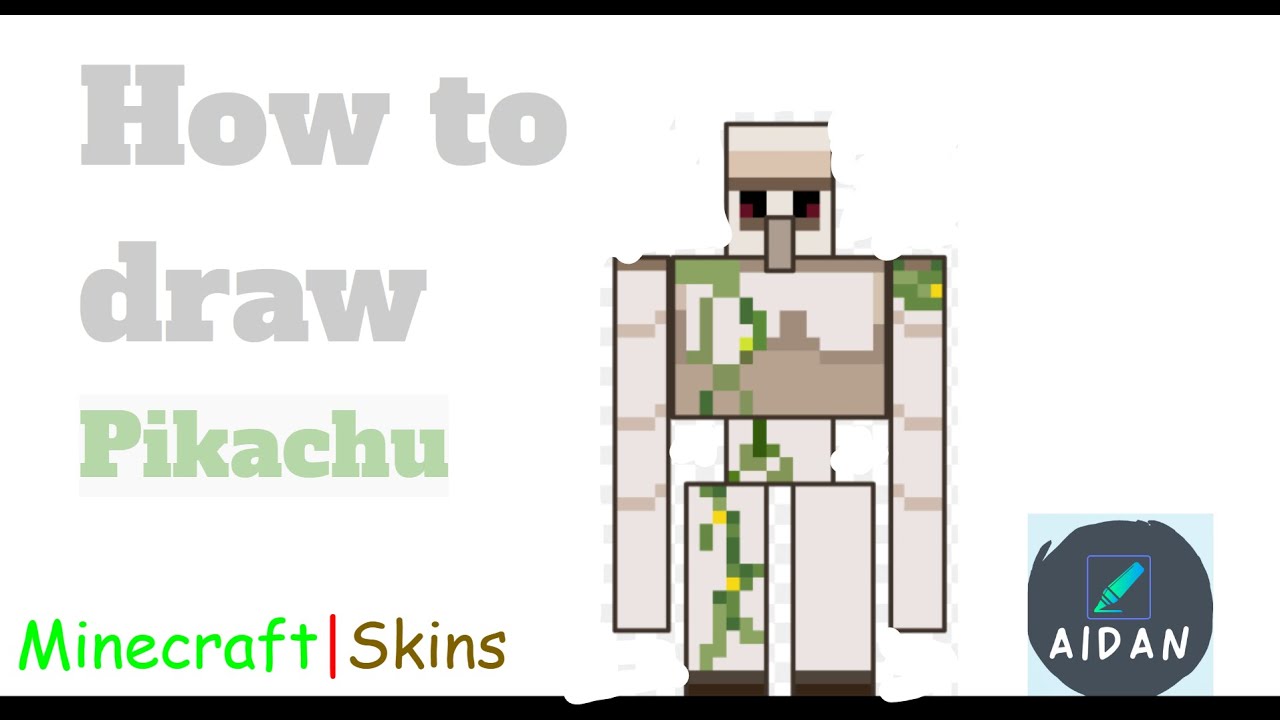 How to draw Iron Golem | Minecraft skins - YouTube