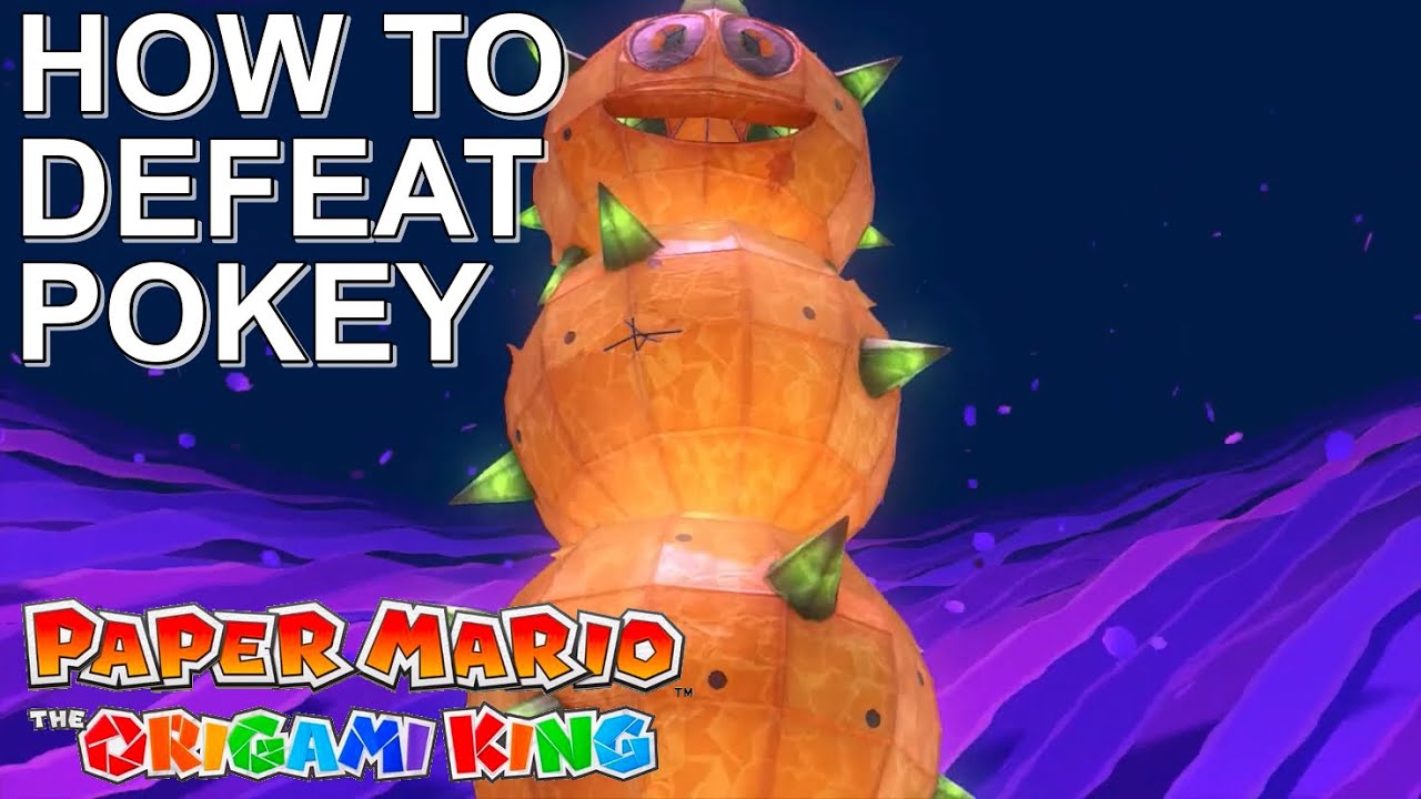 Paper Mario The Origami King: Pokey Guide - YouTube
