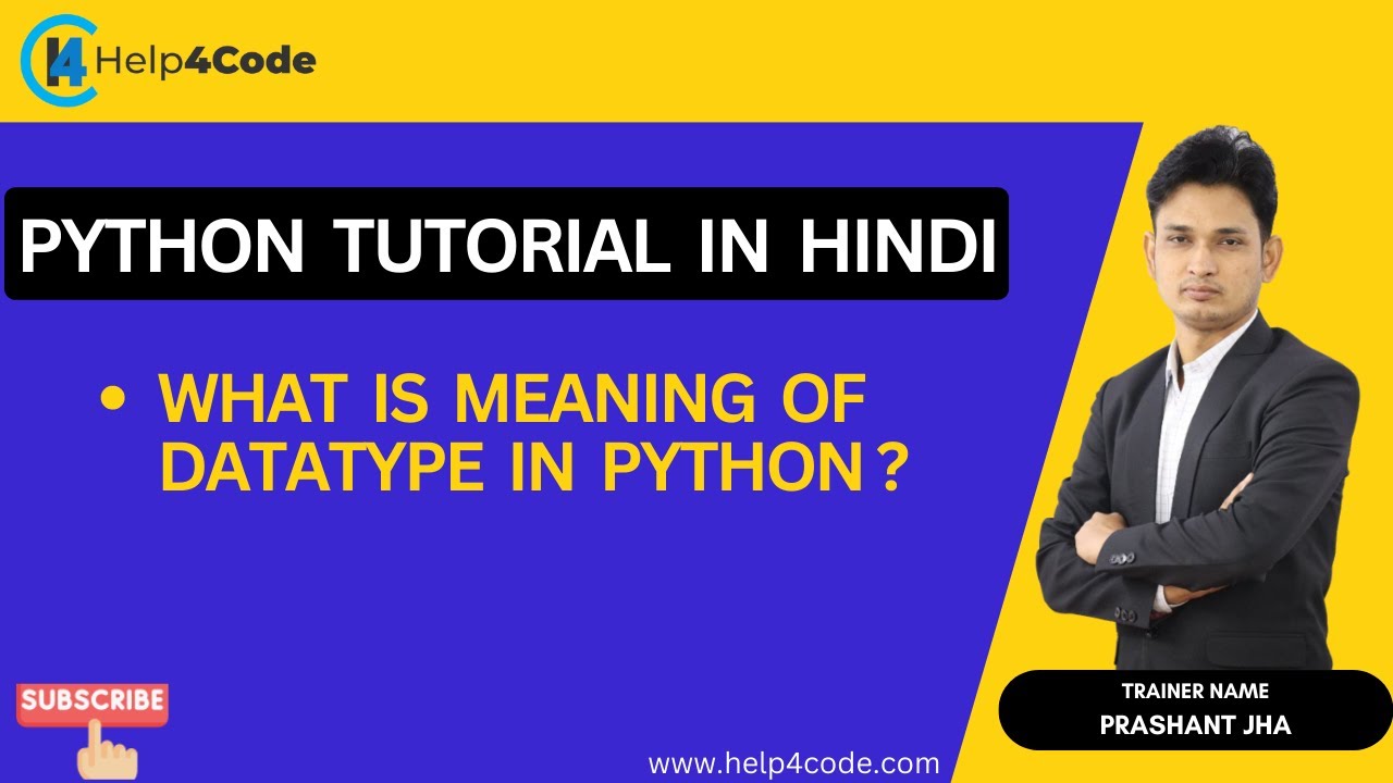 4 Datatypes In Python Python For Beginner Pythontutorial