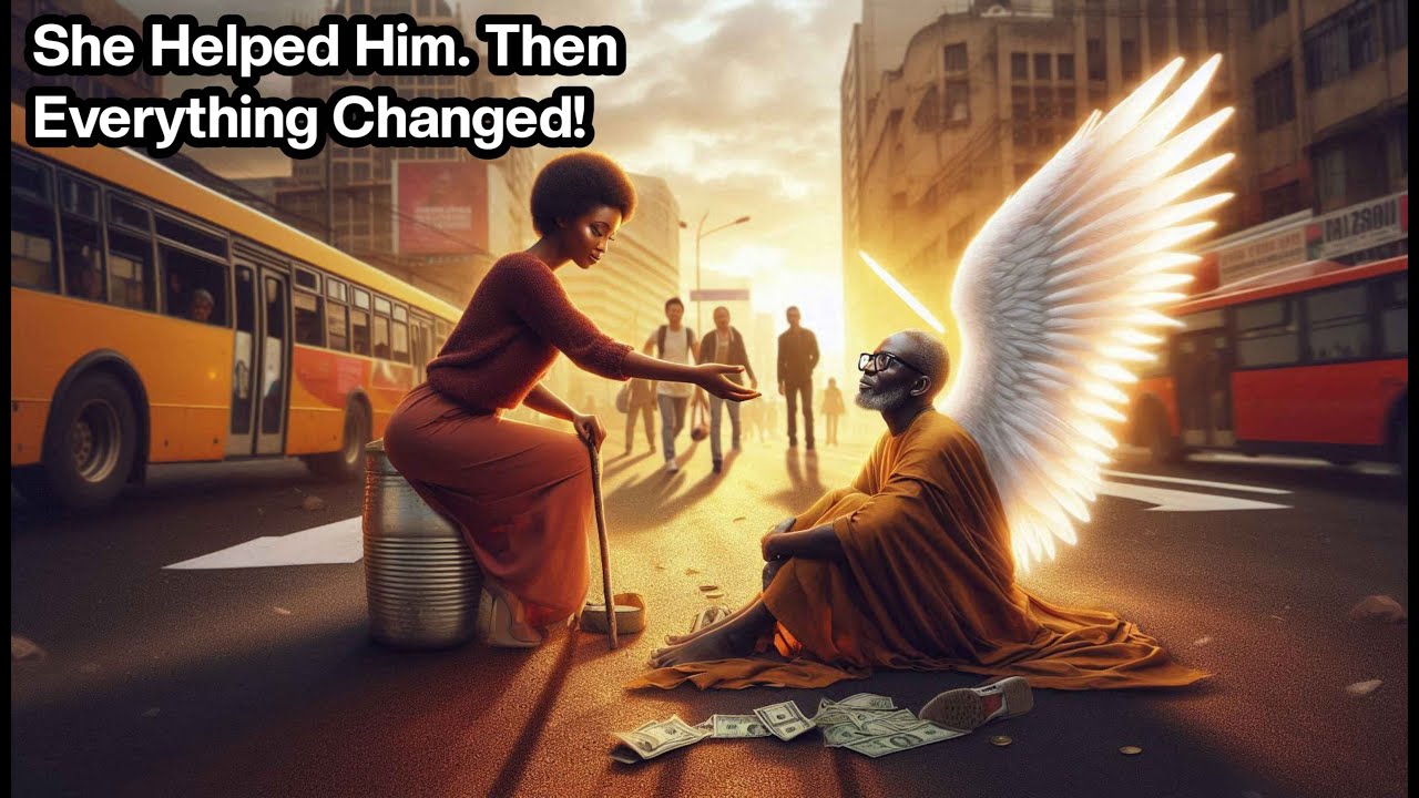 She Helped a Blind Beggar Without Knowing He Was Her Angel #folktales ...
